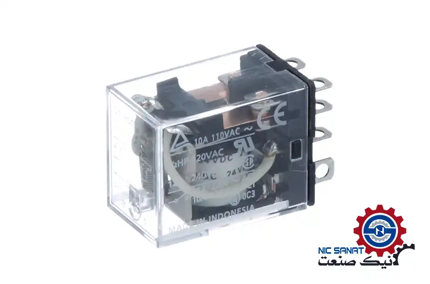 خرید رله شیشه ای امرن 24VDC | قیمت رله omron مدل LY2 24DC